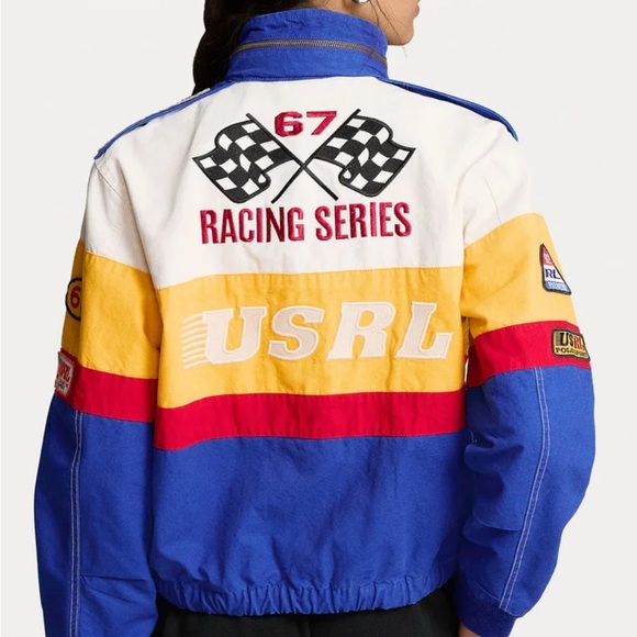 Ralph Lauren | Jackets & Coats | Ralph Lauren Colorblock Racing Jacket ...